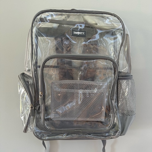 Smarty | Accessories | Smarty Large Heavy Duty Clear Backpack ...